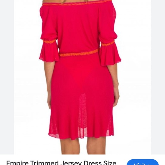 pin up stars | Dresses | Vibrant Red Offshoulder Dress Pin Up Stars ...